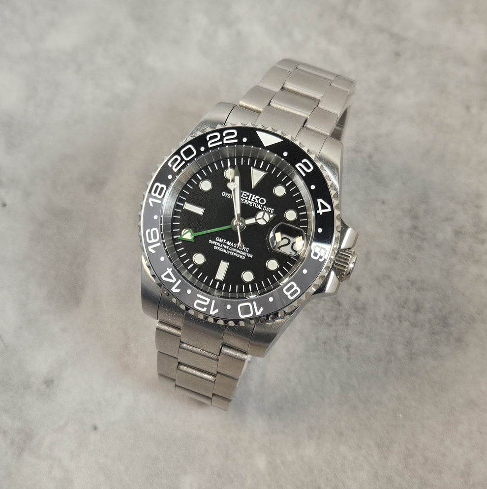 GMT Master Seiko Mod Watch | Bruce Wayne – Mod Watch Company