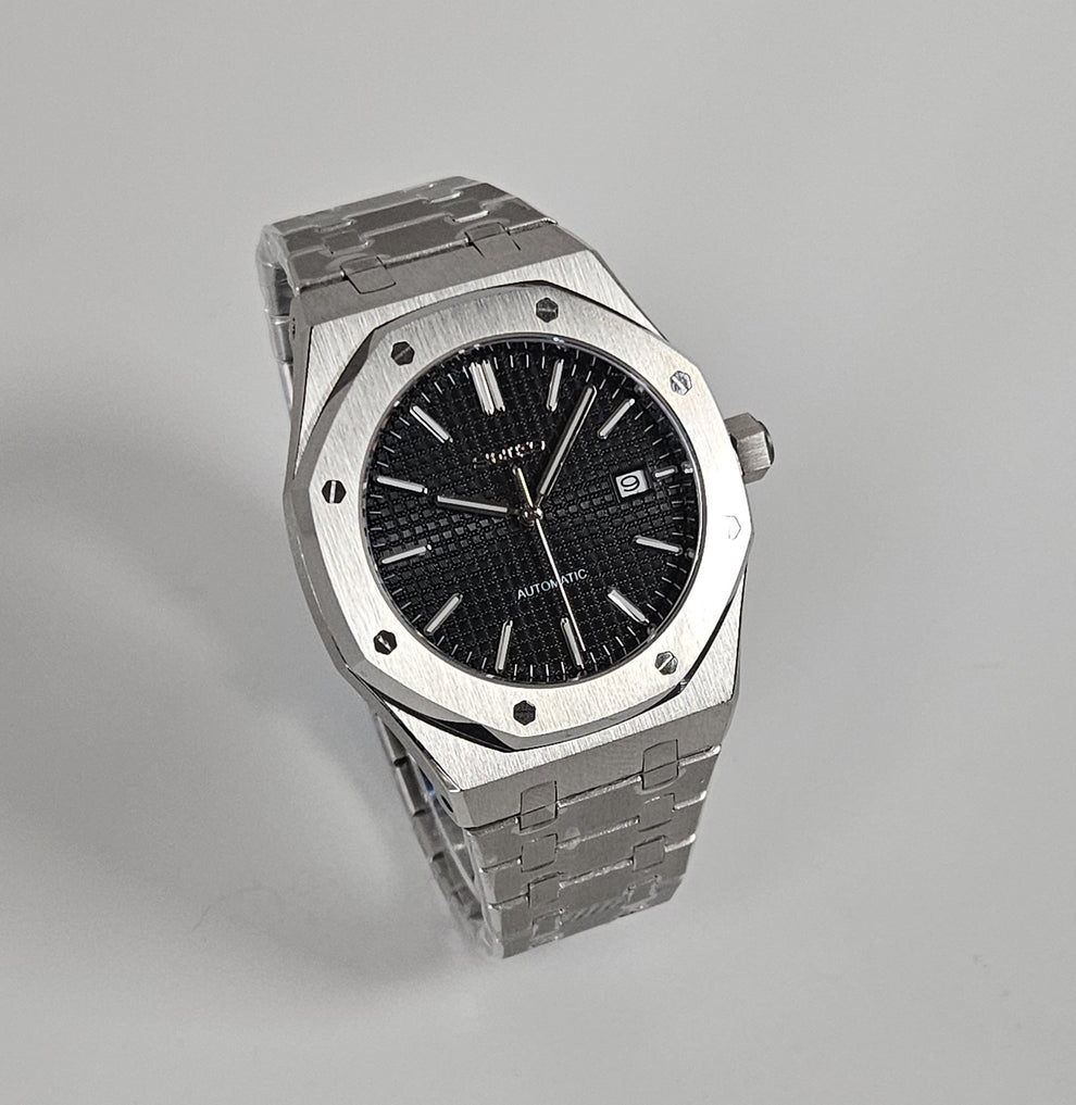 Royal Oak Seiko Mod Watch | Black – Mod Watch Company